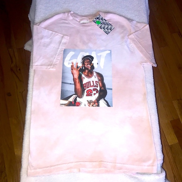 Tops | Michael Jordan Pink T Shirt | Poshmark